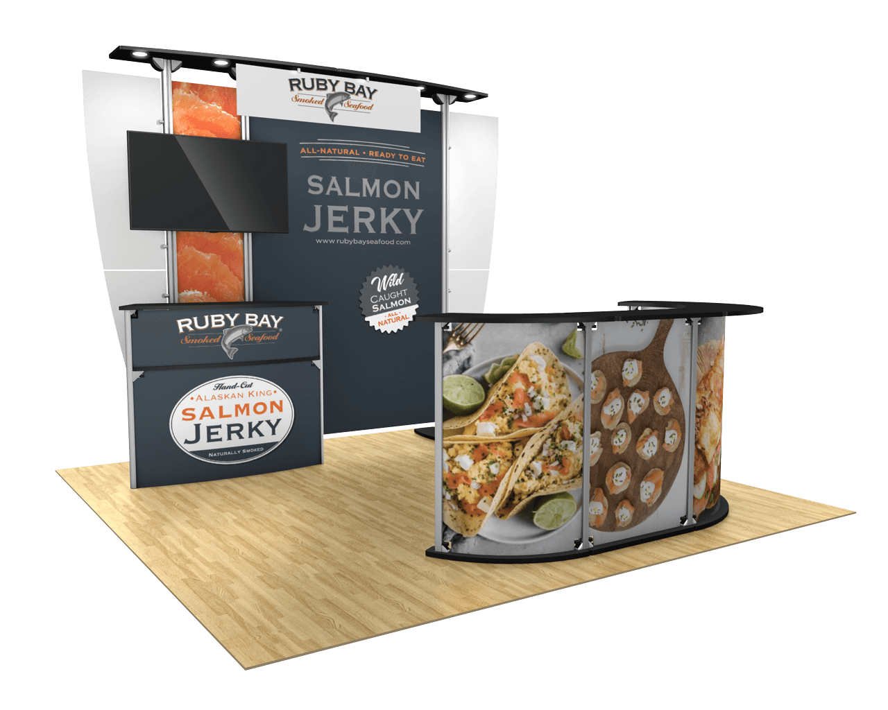 Exhibitline 10ft Trade Show Display Kit - 10.02 | Exhibit Booth ...