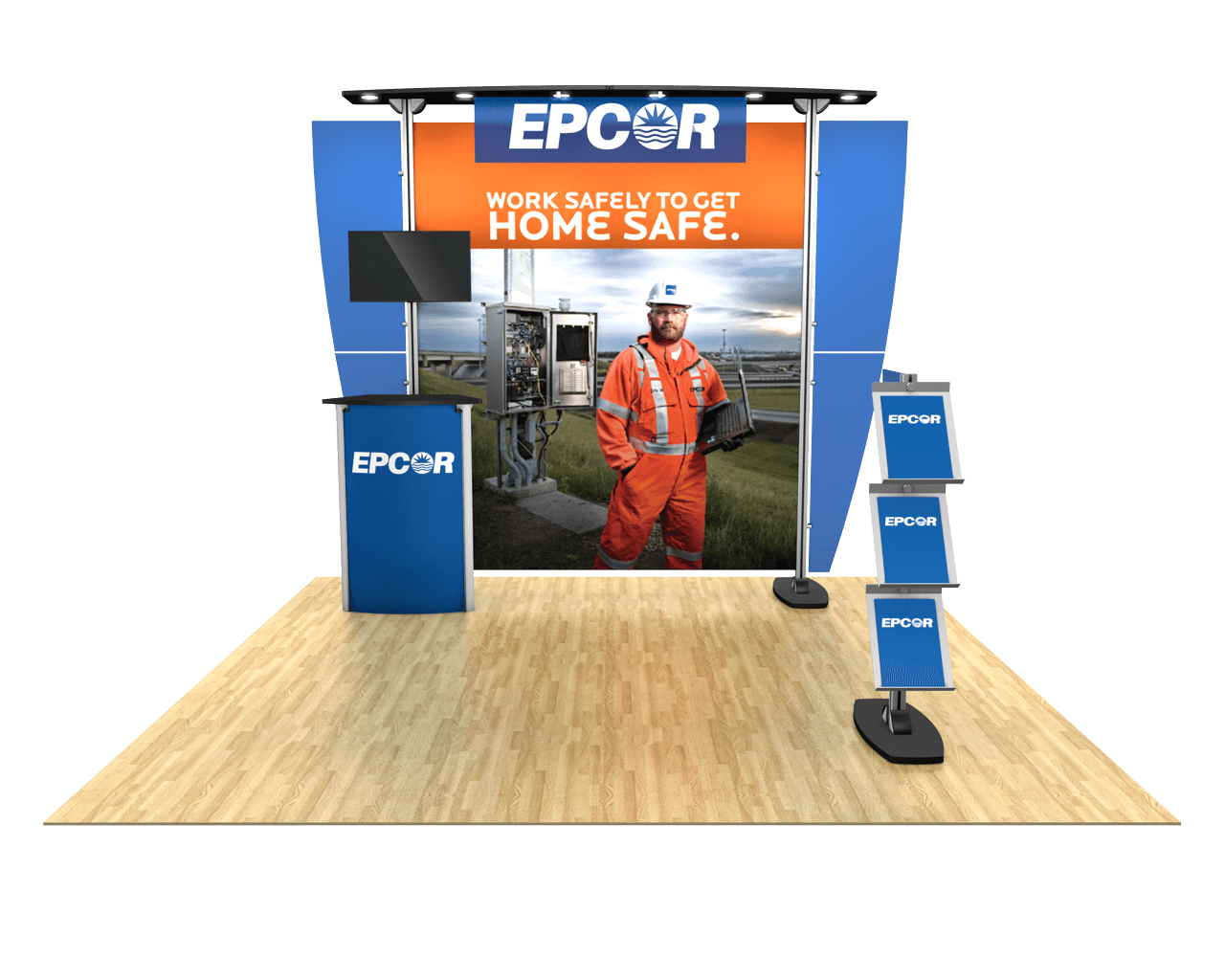 Exhibitline 10ft Trade Show Display Kit - 10.05 | Exhibit Booth ...