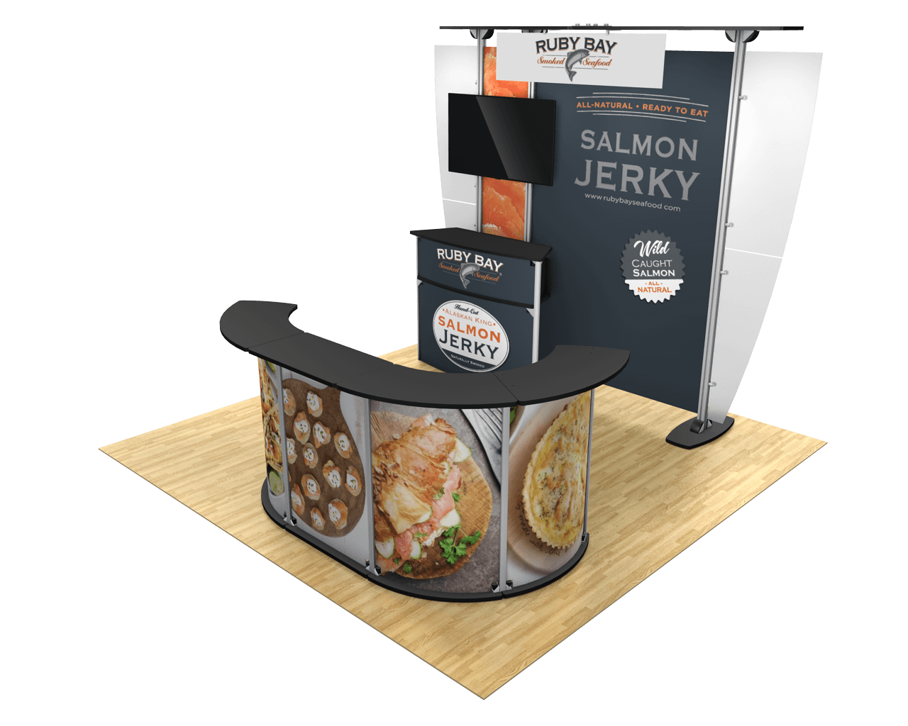 Exhibitline 10ft Trade Show Display Kit - 10.02 | Exhibit Booth ...