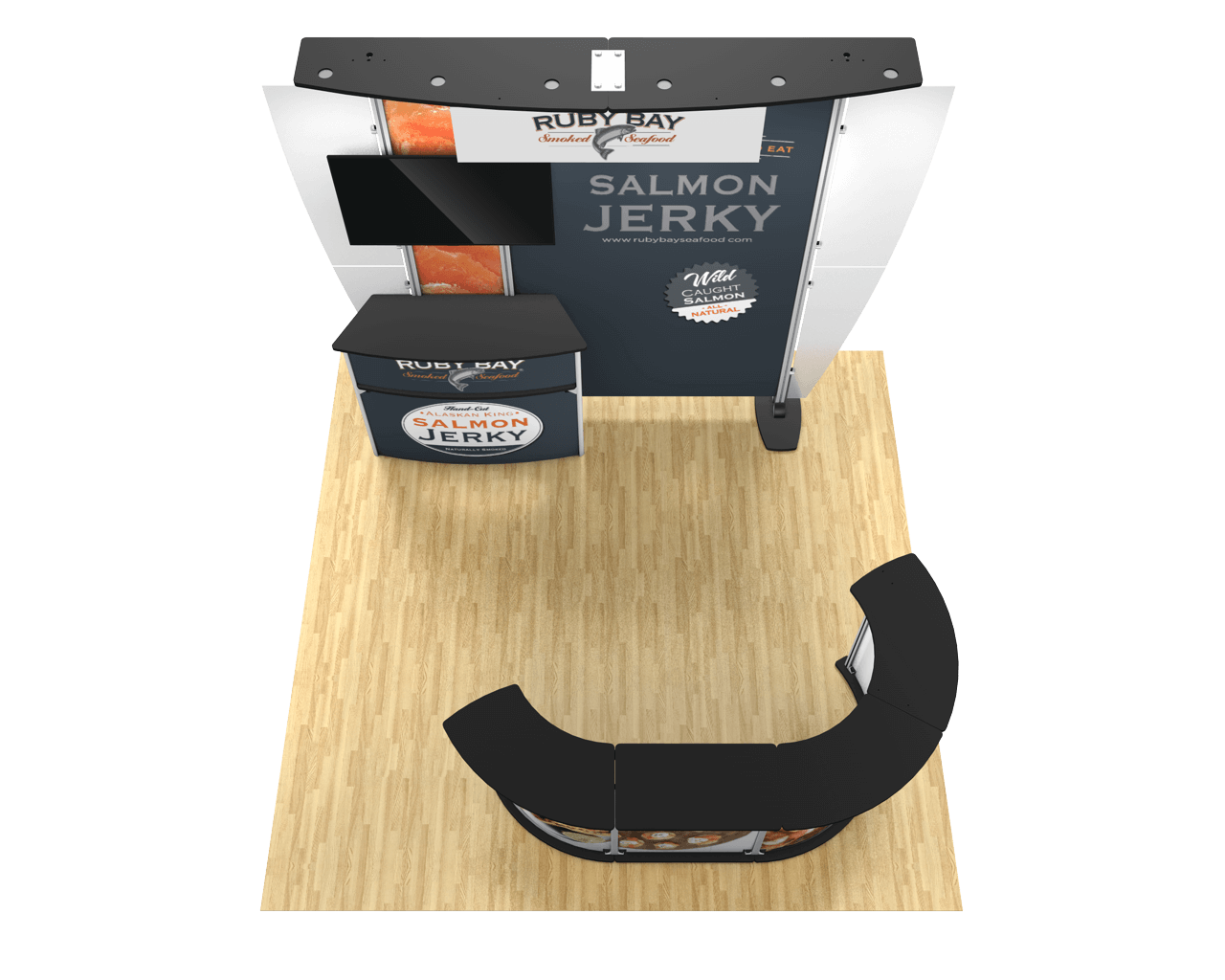 Exhibitline 10ft Trade Show Display Kit - 10.02 | Exhibit Booth ...