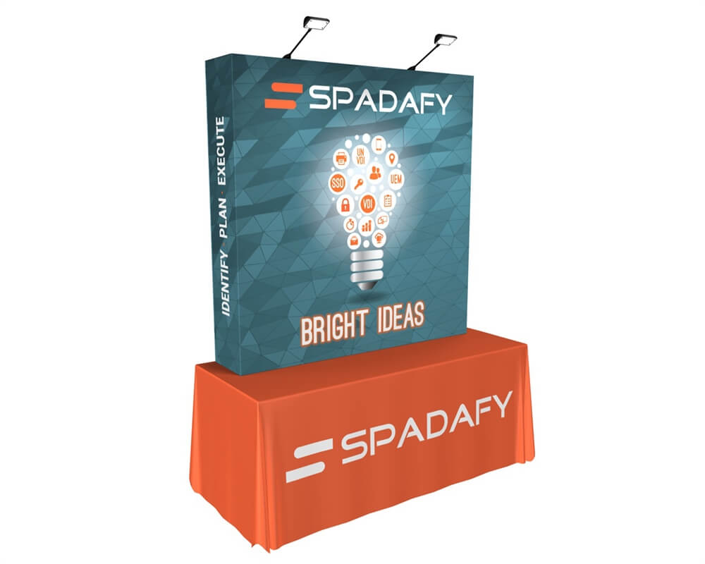 OneFabric 6ft Flat Tabletop Kit | Trade Show Booth Display