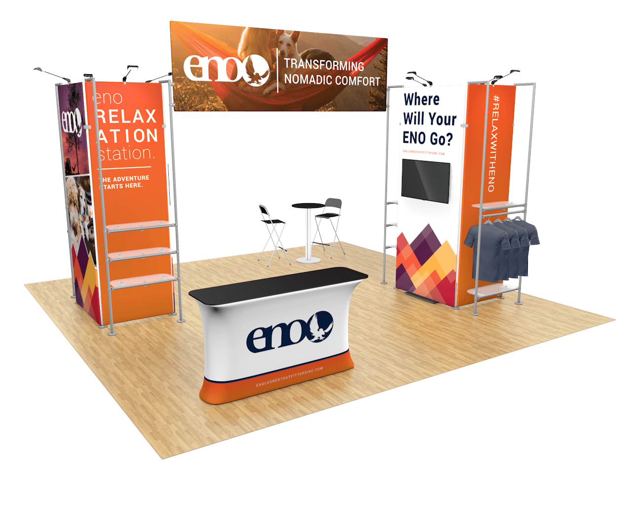 Waveline Media Island 2020.01 | Trade Show Booth Display