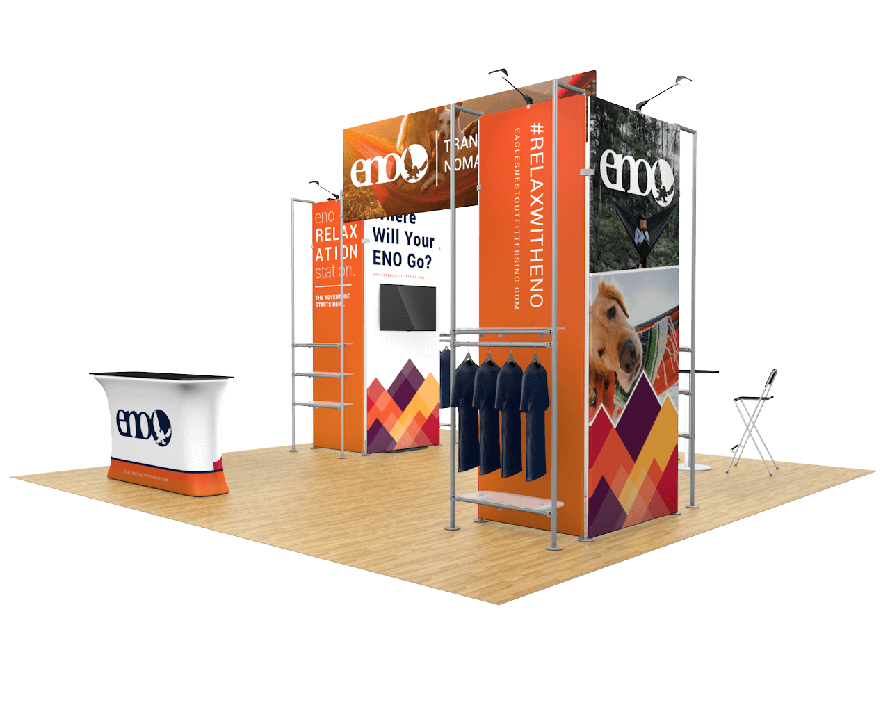 Waveline Media Island 2020.01 | Trade Show Booth Display