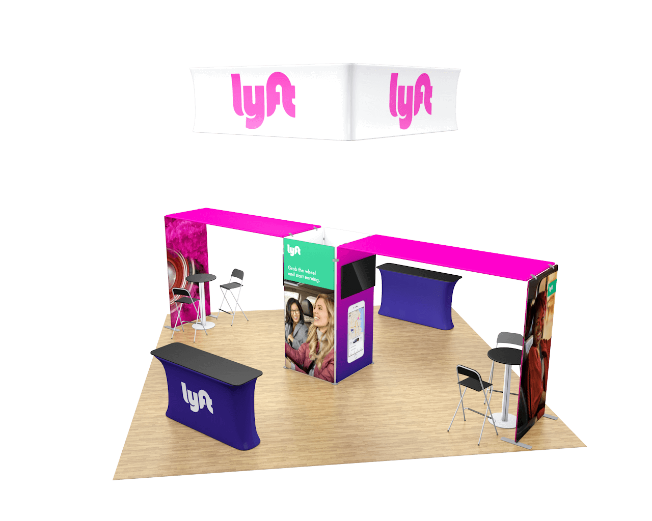 Waveline Media Island 2020.02 | Trade Show Booth Display | MODdisplays