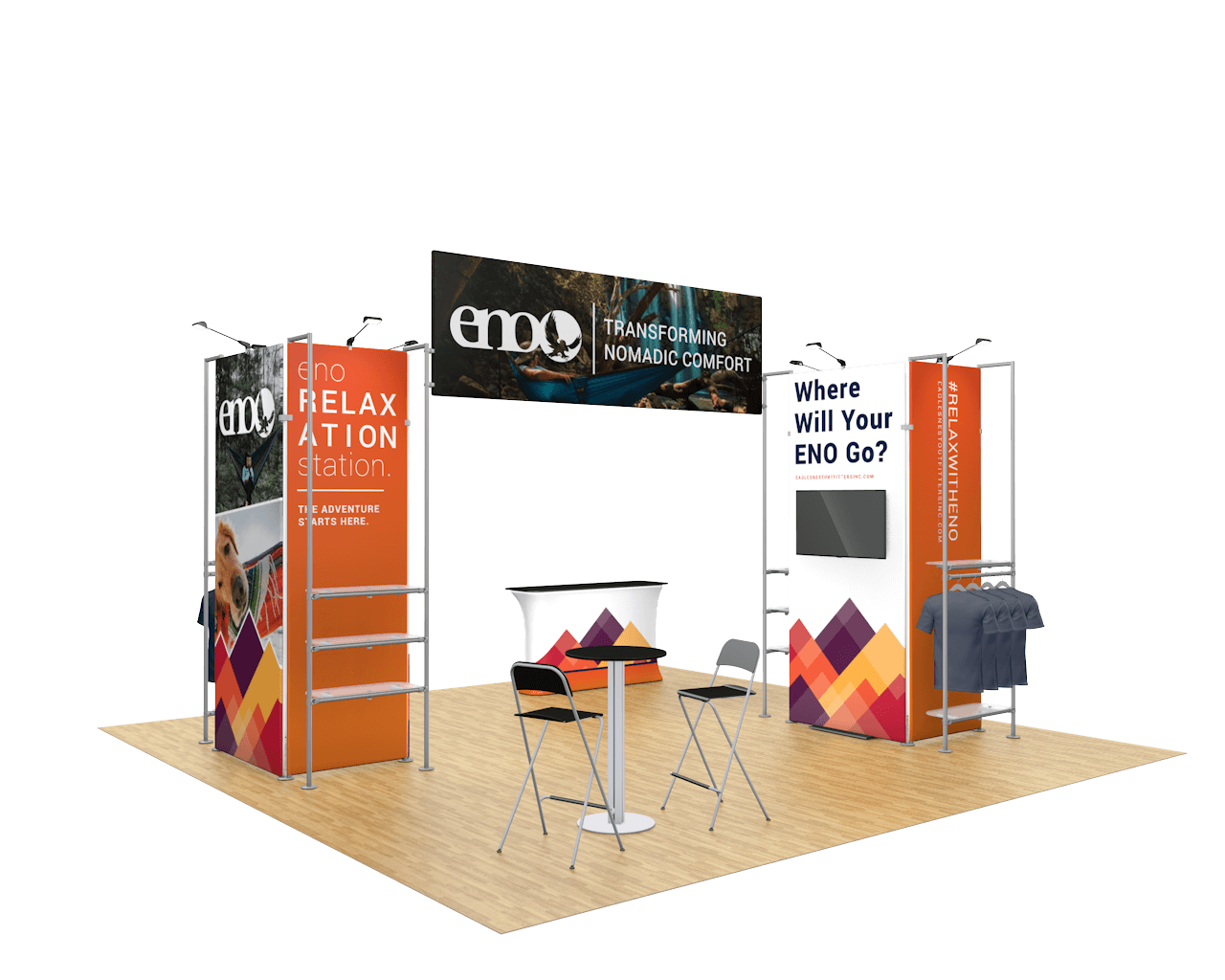 Waveline Media Island 2020.01 | Trade Show Booth Display