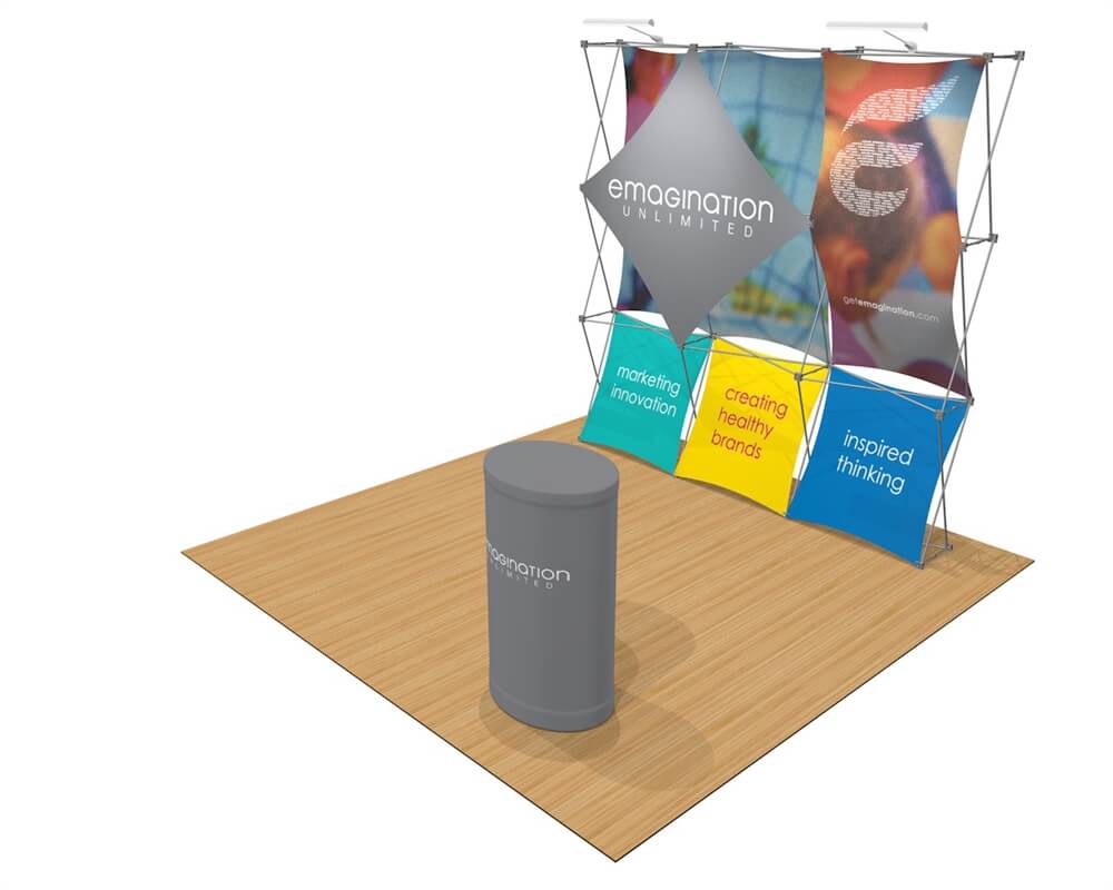 3D Snap 3x3 Kit 8.06 | Trade Show Booth Display | MODdisplays
