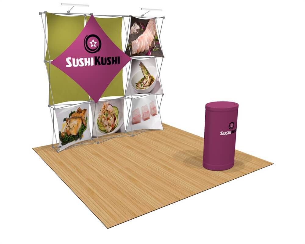 3D Snap 3x3 Kit 8.03 | Trade Show Booth Display | MODdisplays