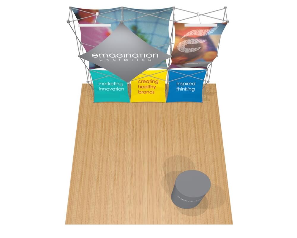 3D Snap 3x3 Kit 8.06 | Trade Show Booth Display | MODdisplays
