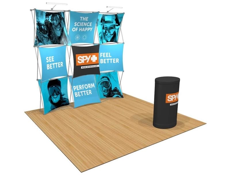 3D Snap 3x3 Kit 8.01 | Trade Show Booth Display