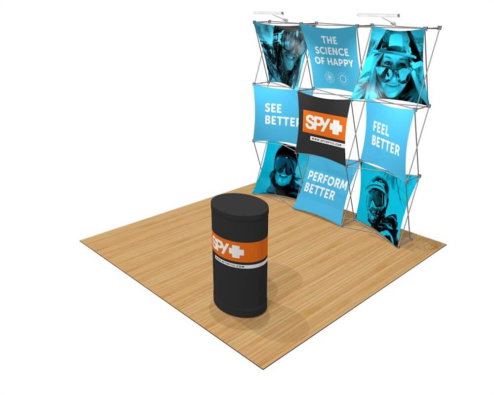 3D Snap 3x3 Kit 8.01 | Trade Show Booth Display