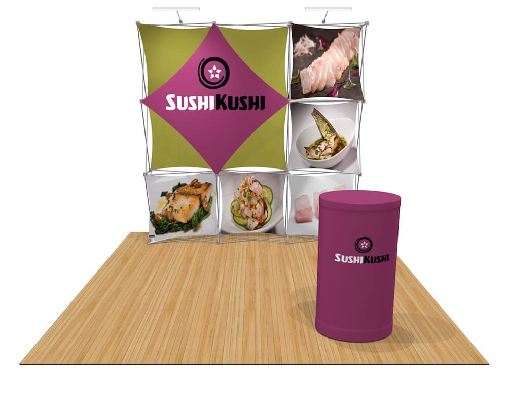 3D Snap 3x3 Kit 8.03 | Trade Show Booth Display | MODdisplays