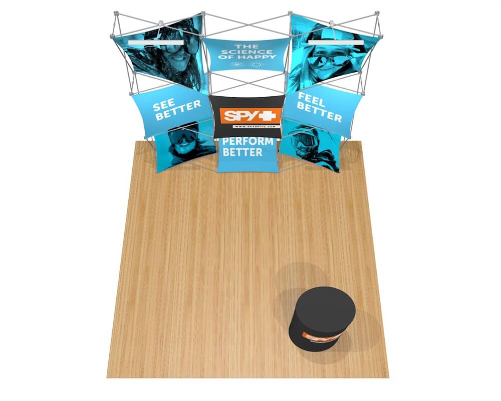 3D Snap 3x3 Kit 8.01 | Trade Show Booth Display