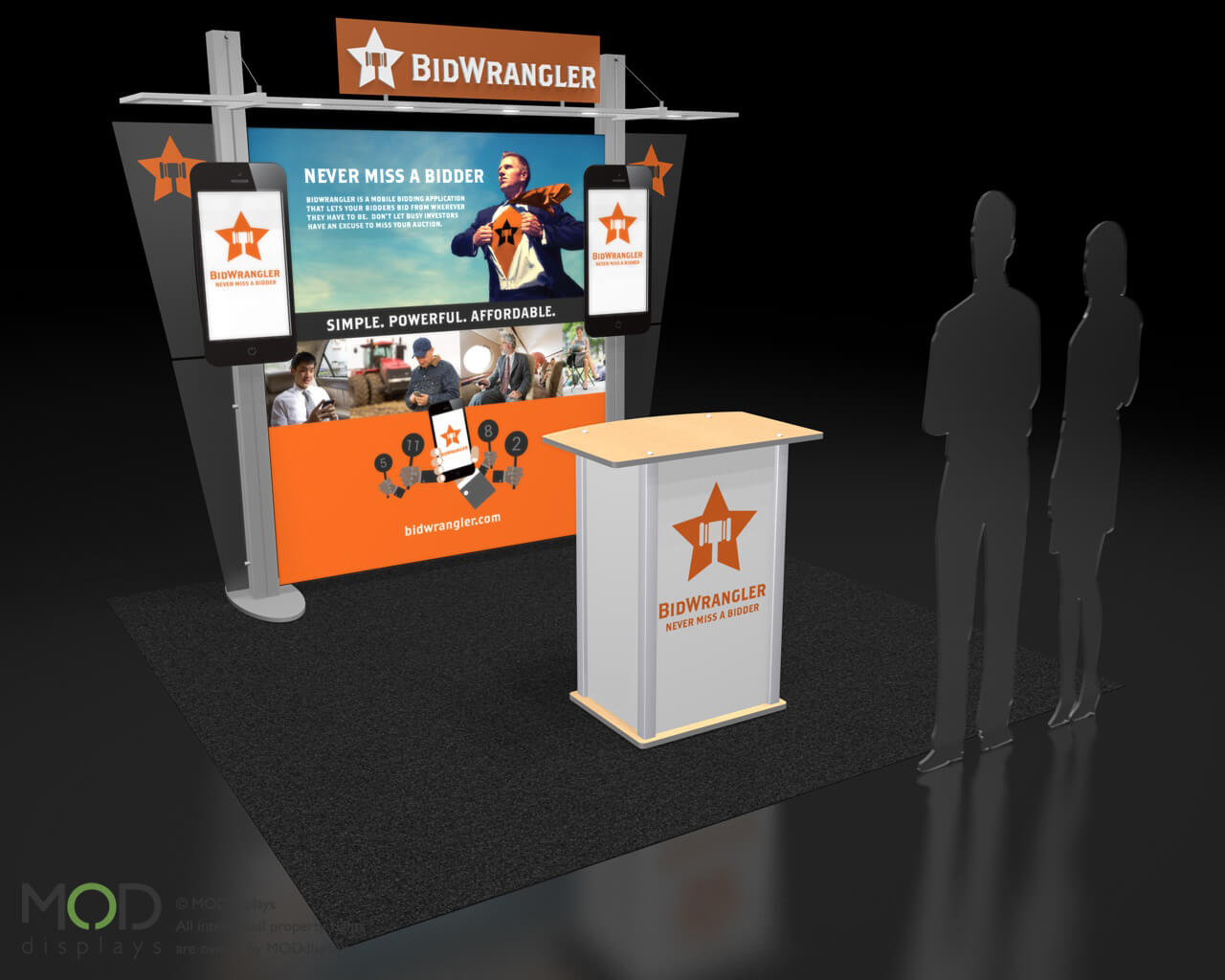 BidWrangler - 10x10 Backlit Display Kit