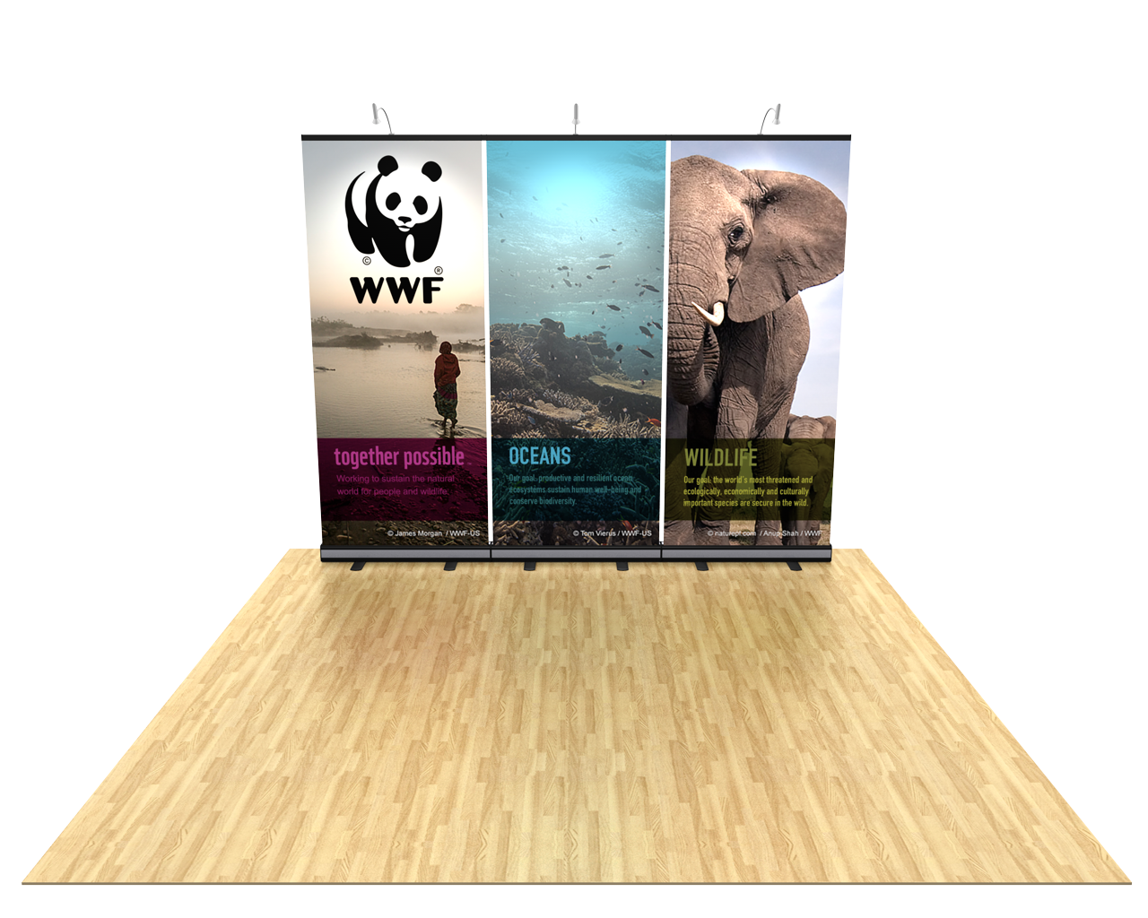 BrandStand 1 Retractable Banner Stand Wall | Trade Show Booth Display