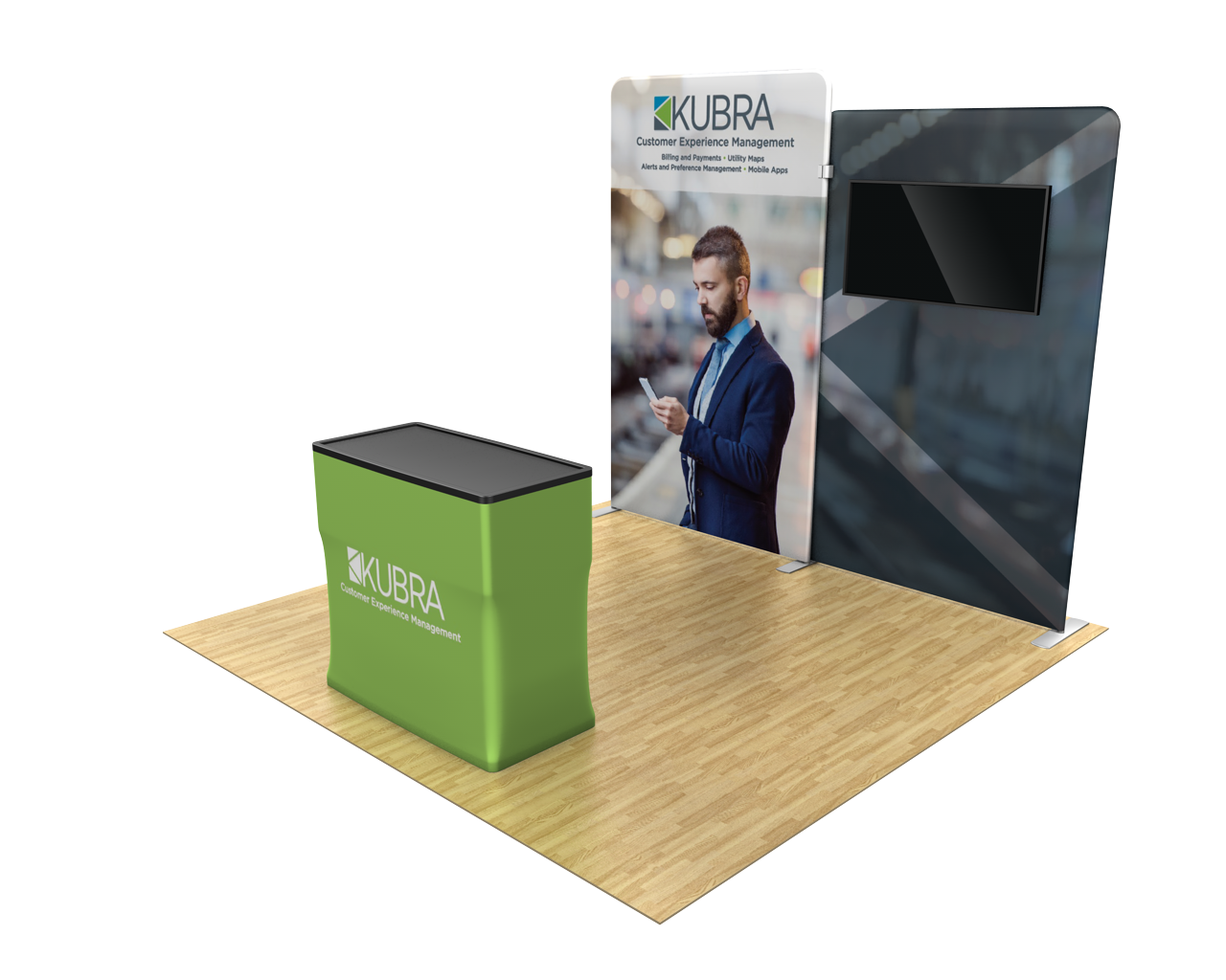 Waveline Media 10ft Trade Show Display Kit - 10.01 | Exhibit Booth