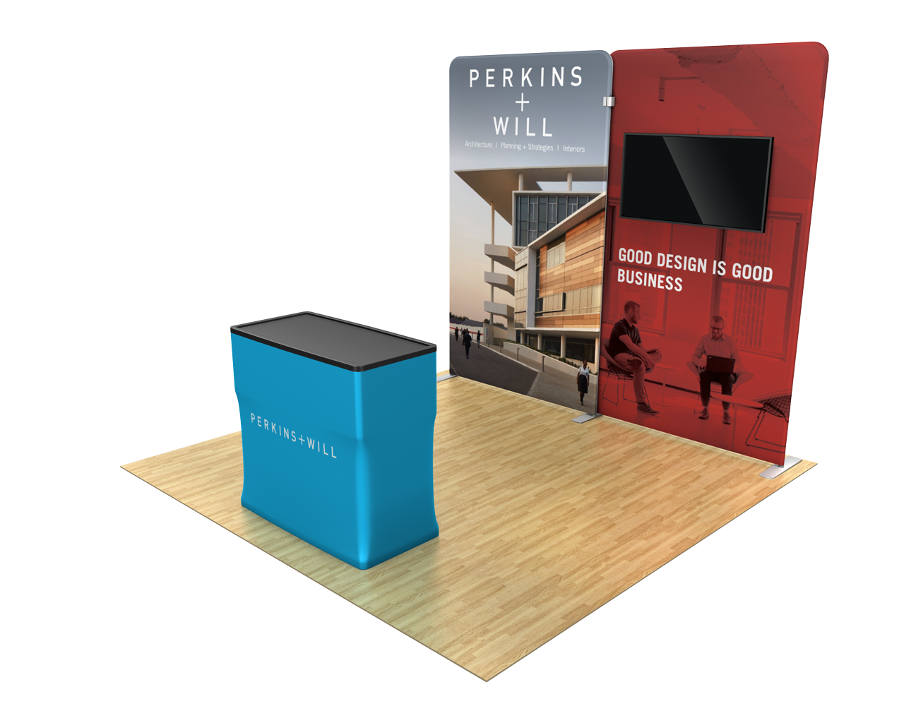 Waveline Media 10ft Trade Show Display Kit - 10.04 | Exhibit Booth ...