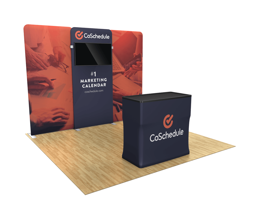 Waveline Media 10ft Trade Show Display Kit - 10.17 | Exhibit Booth