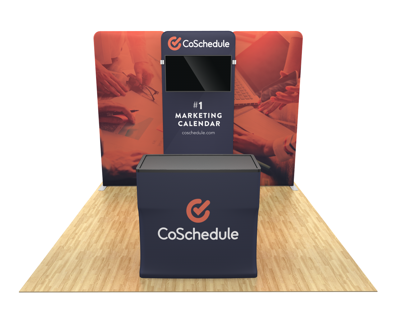 Waveline Media 10ft Trade Show Display Kit - 10.17 | Exhibit Booth