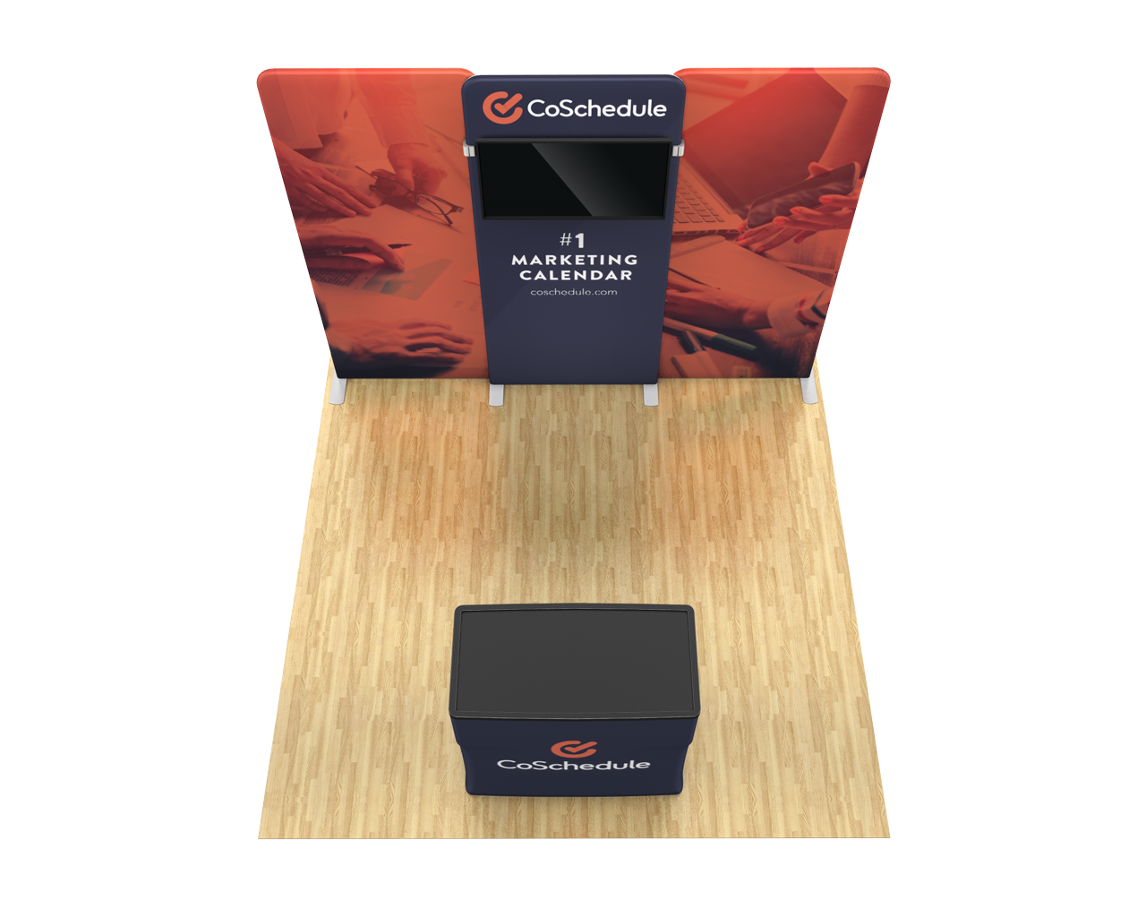 Waveline Media 10ft Trade Show Display Kit - 10.17 | Exhibit Booth