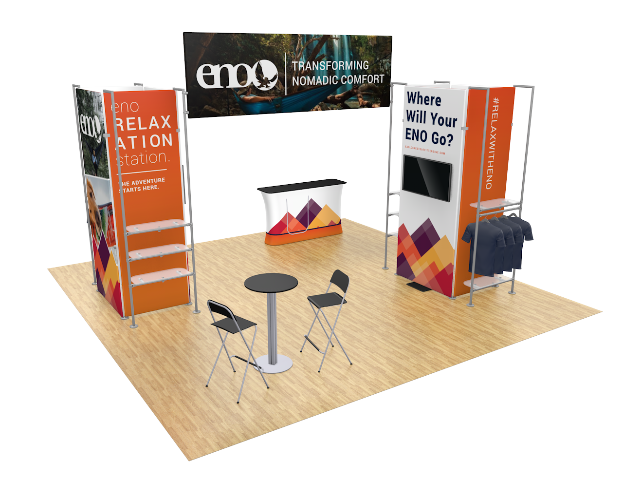 Waveline Media Island 2020.01 | Trade Show Booth Display | MODdisplays