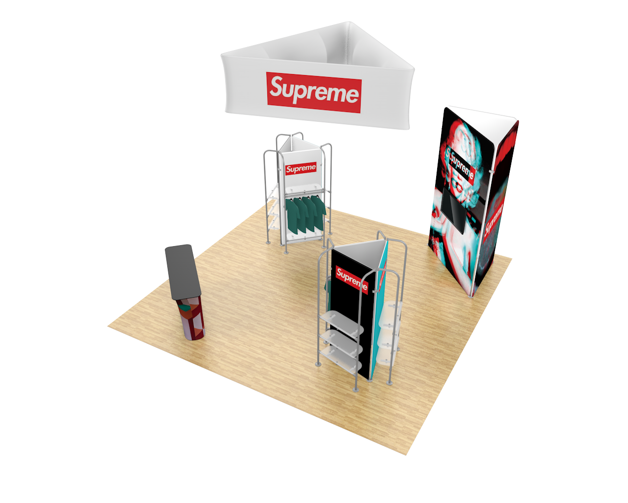 Waveline Media Island 2020.09 | Trade Show Booth Display | MODdisplays