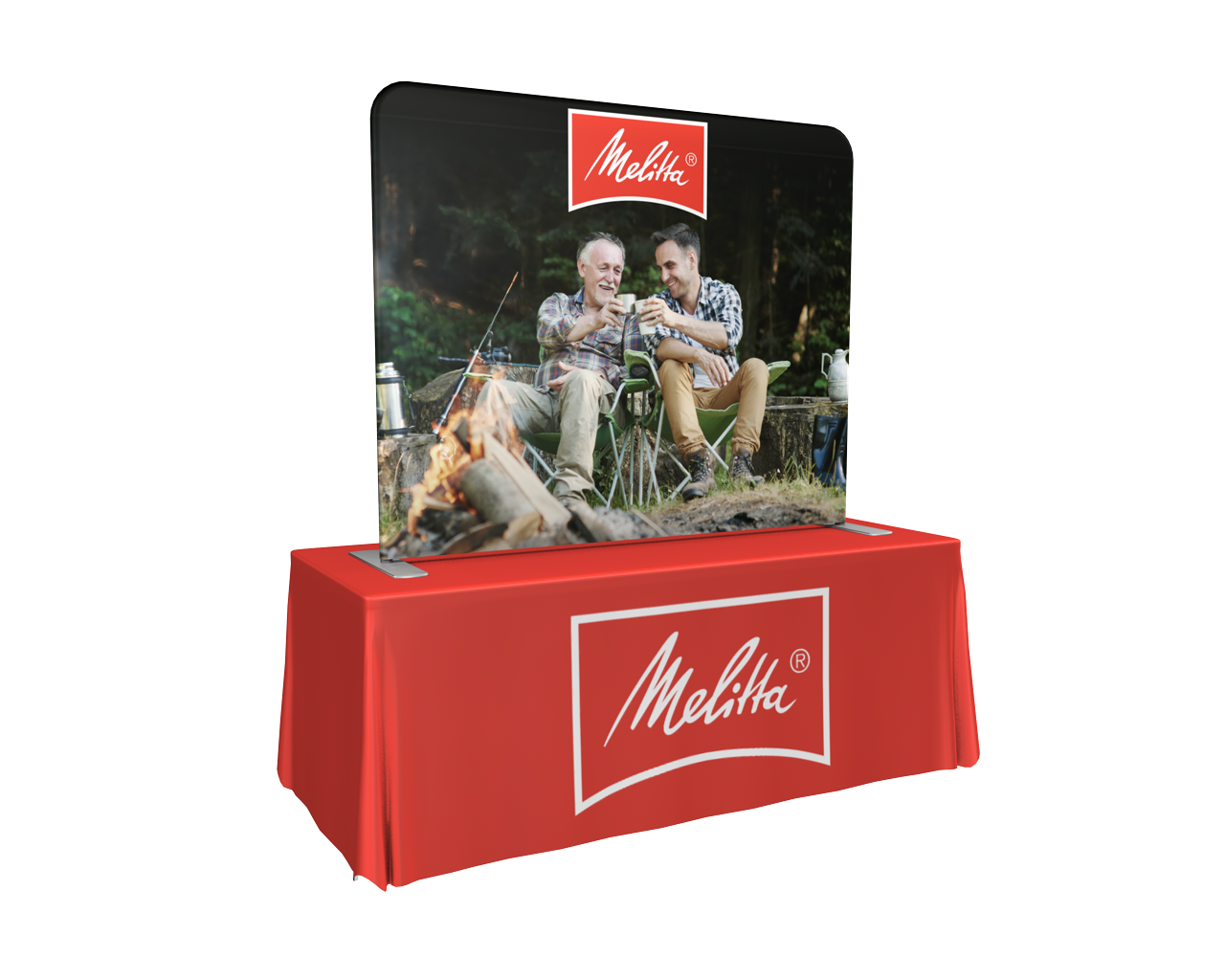 Waveline 6ft Flat Tabletop Kit | Trade Show Booth Display | MODdisplays