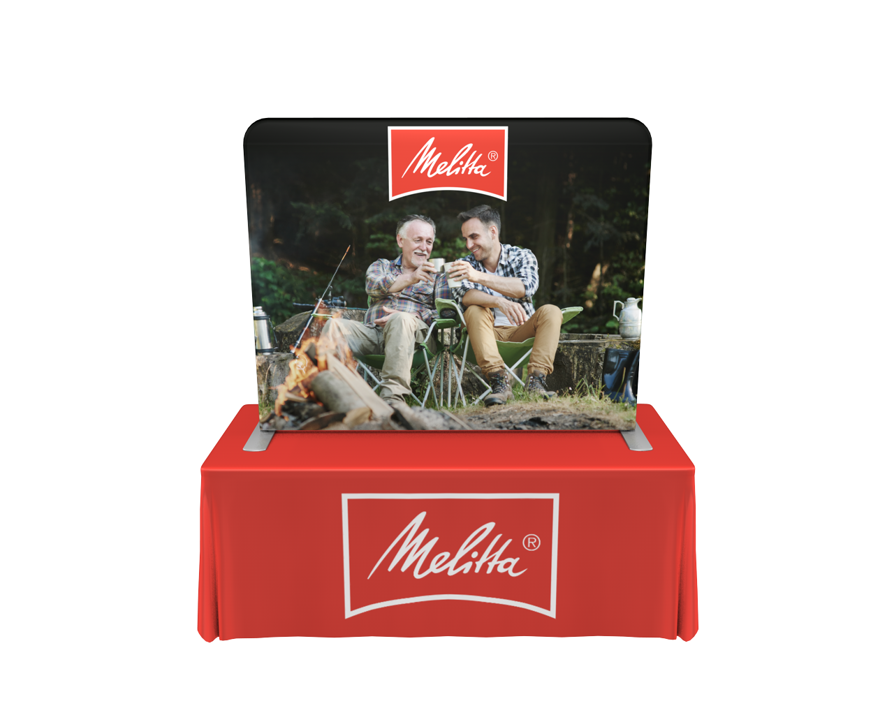 Waveline 6ft Flat Tabletop Kit | Trade Show Booth Display | MODdisplays