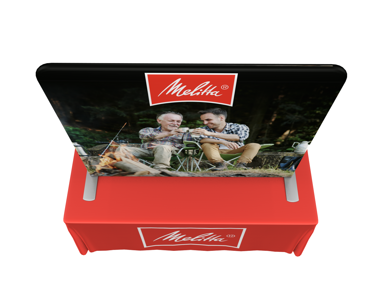 Waveline 6ft Flat Tabletop Kit | Trade Show Booth Display | MODdisplays