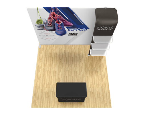 Waveline Waterfall 10ft Trade Show Display Kit | Trade Show Booth ...