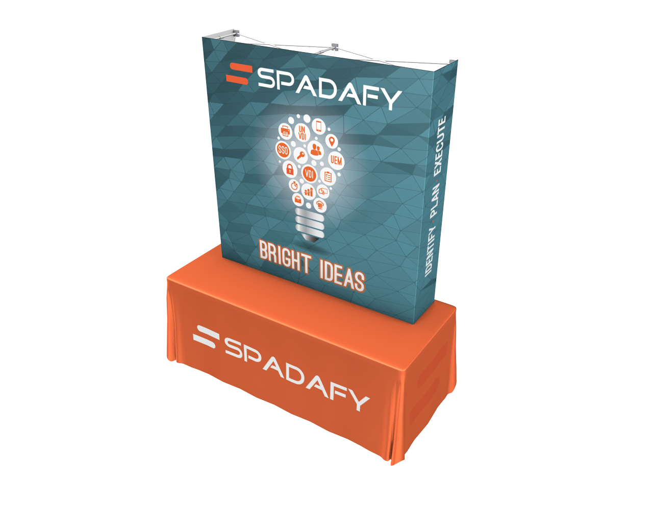 OneFabric 6ft Flat Tabletop Kit | Trade Show Booth Display | MODdisplays