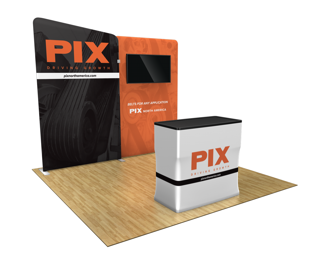 Waveline Media 10ft Trade Show Display Kit - 10.03 | Exhibit Booth