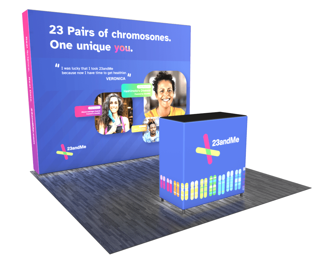 Casonara 360 Backlit Trade Show Display Kit - 10.01