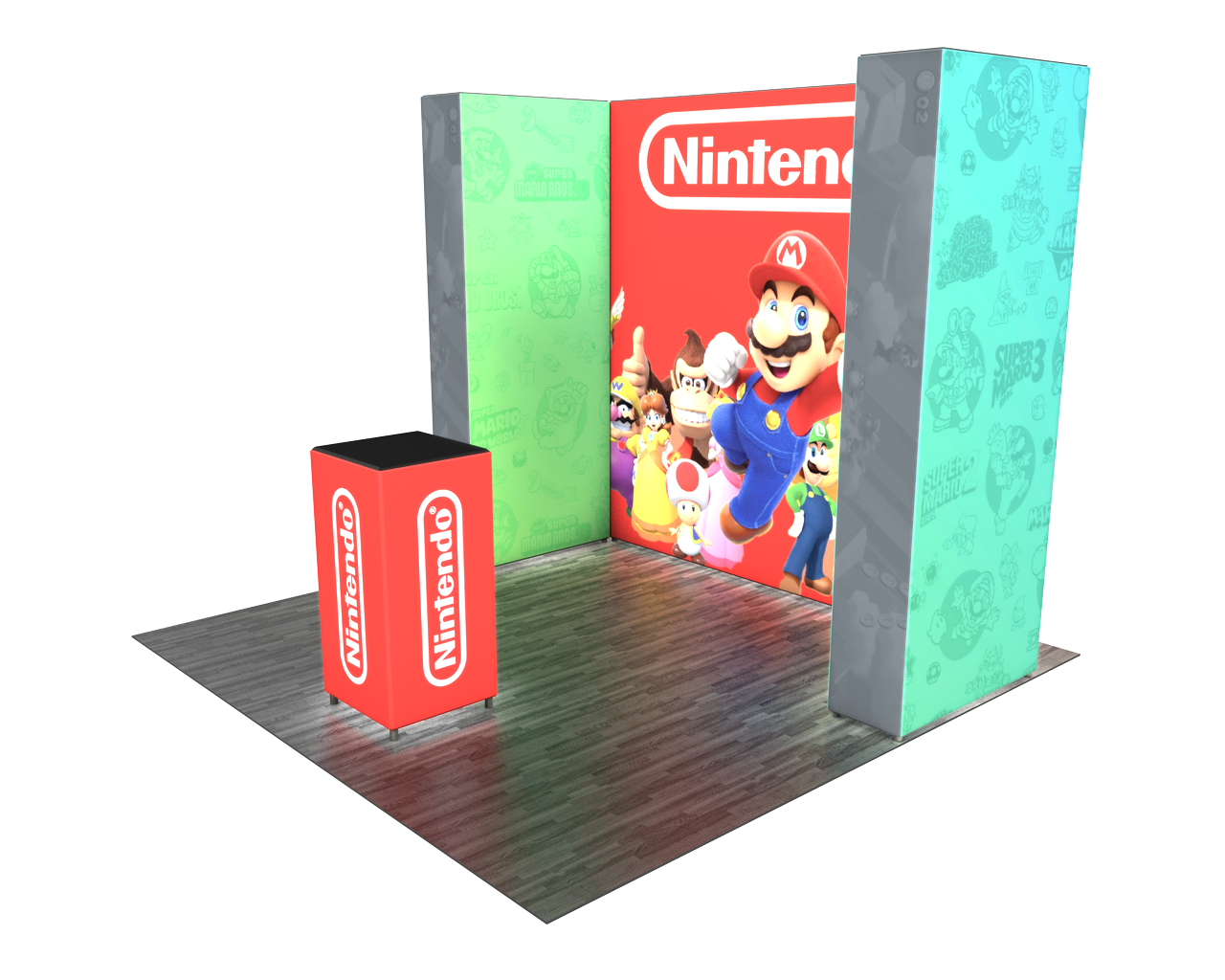 Casonara 360 Backlit Trade Show Display Kit - 10.03 | | MODdisplays