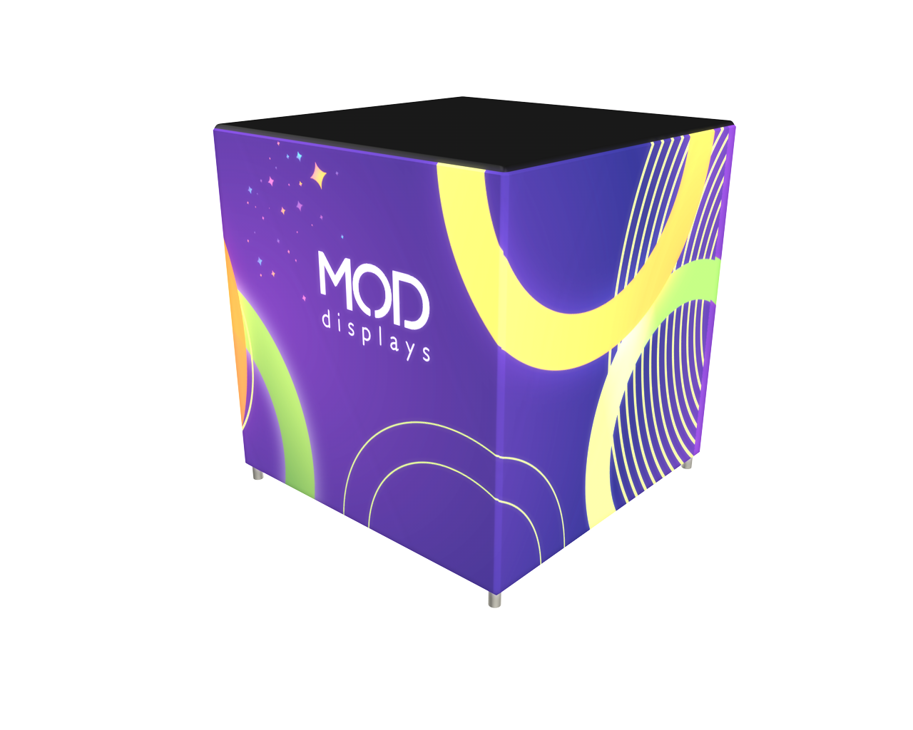 Casonara 360 Backlit Counter - Medium Cubed | | MODdisplays