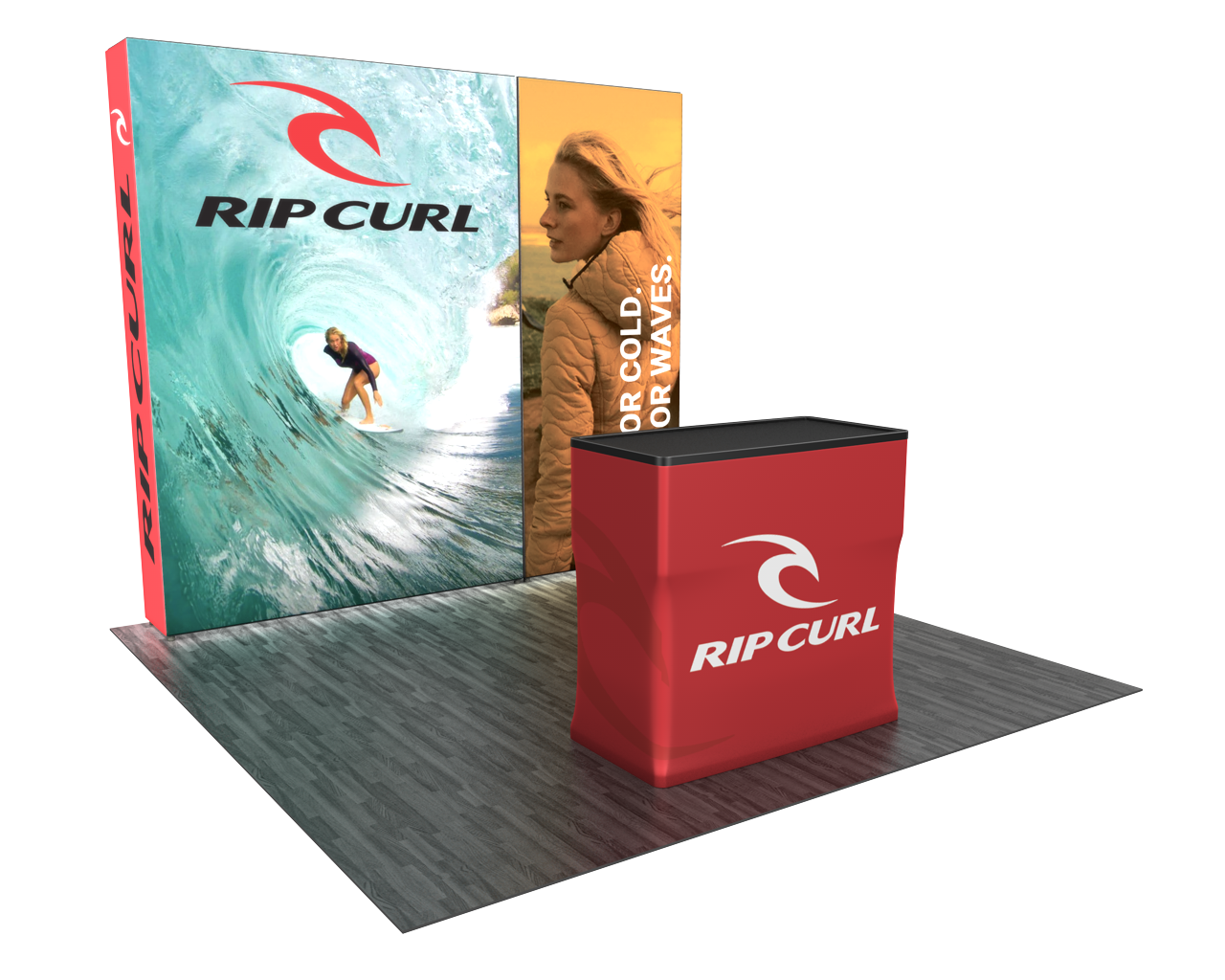 Casonara 360 Backlit Trade Show Display Kit - 10.06