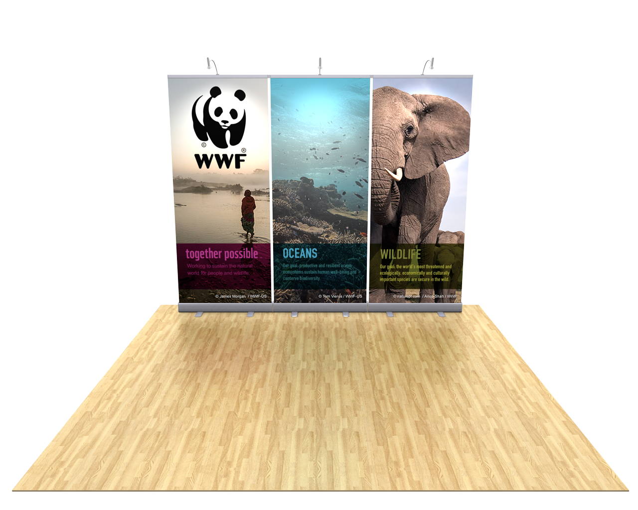 BrandStand 1 Retractable Banner Stand Wall | Trade Show Booth Display ...