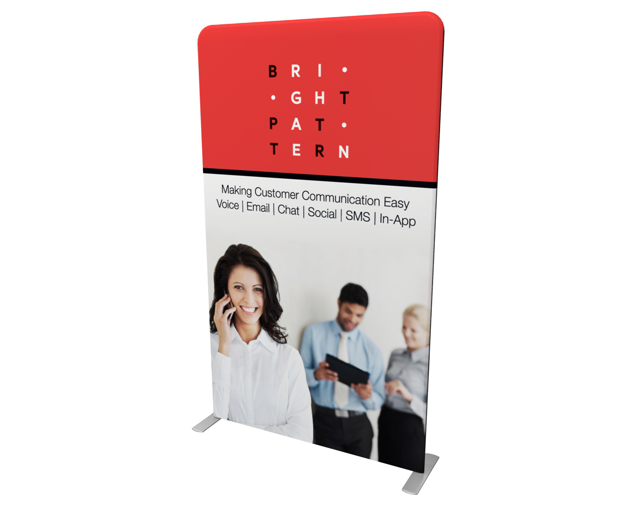 Waveline Media Panel K (57x96) | Trade Show Booth Display | MODdisplays