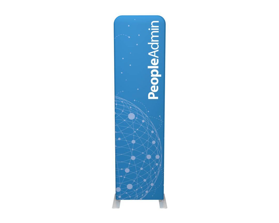 Waveline 24" Double-Sided Banner Stand | Trade Show Booth Display ...