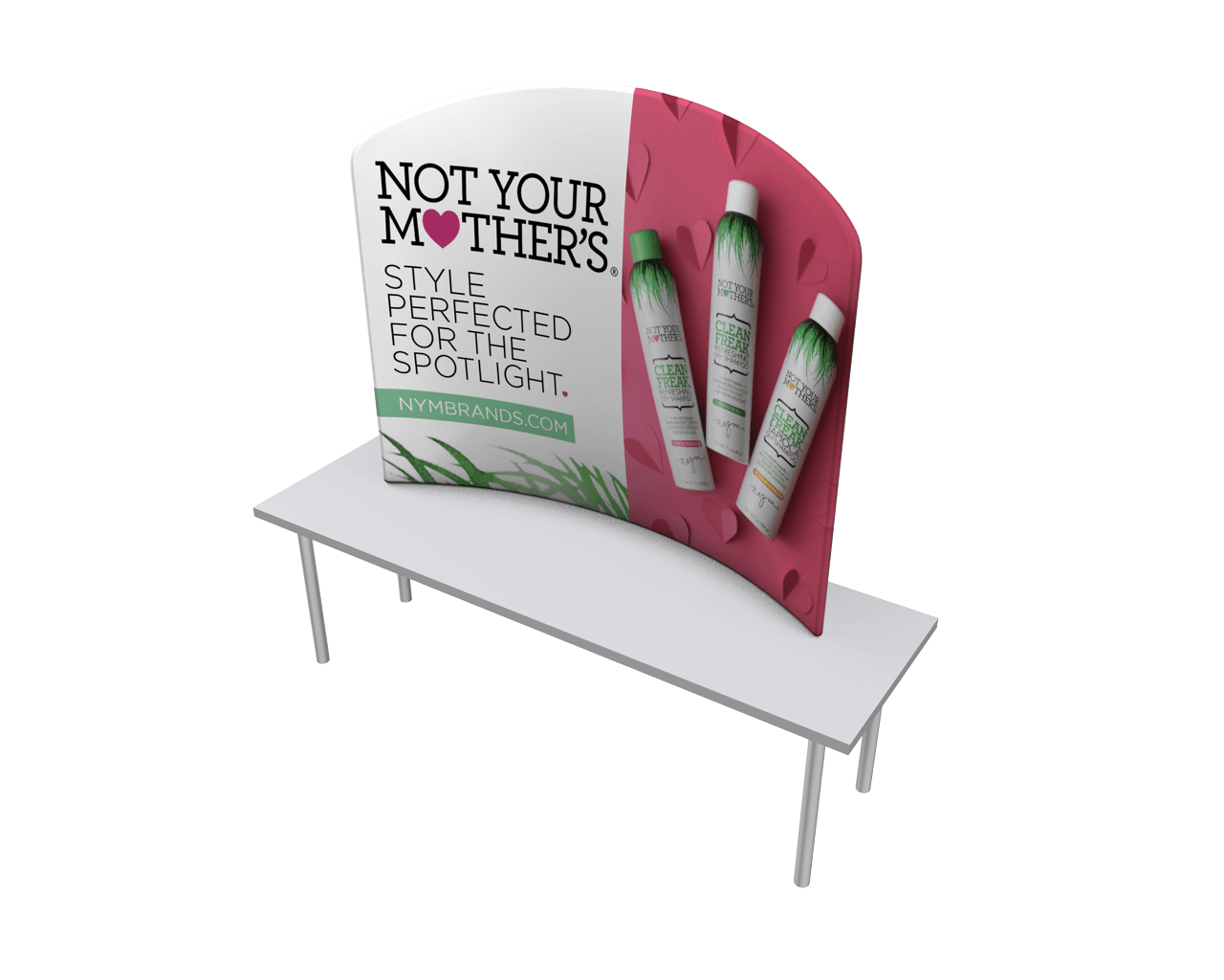 Waveline 6ft Tabletop Display | Trade Show Booth Display | MODdisplays