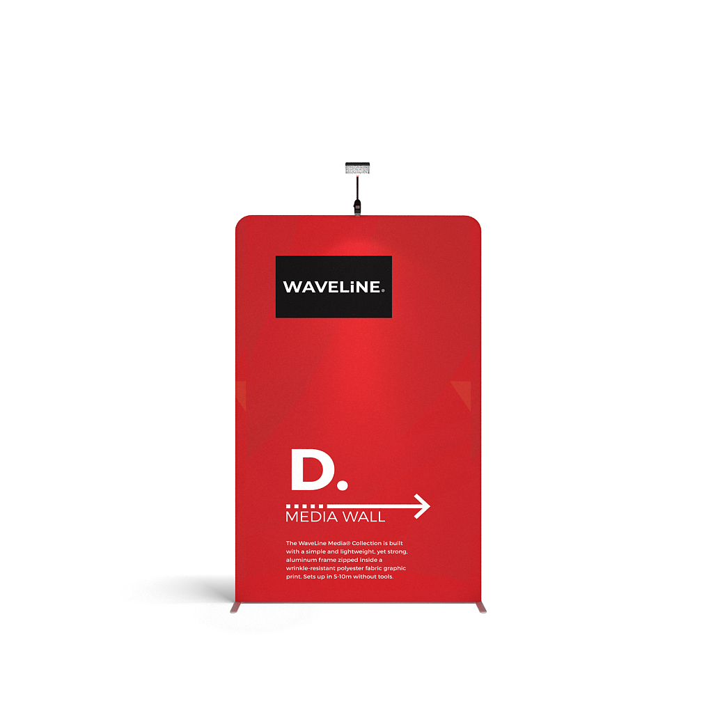 Waveline Merchandiser 10ft Trade Show Display Kit - 10.12 | Trade Show ...
