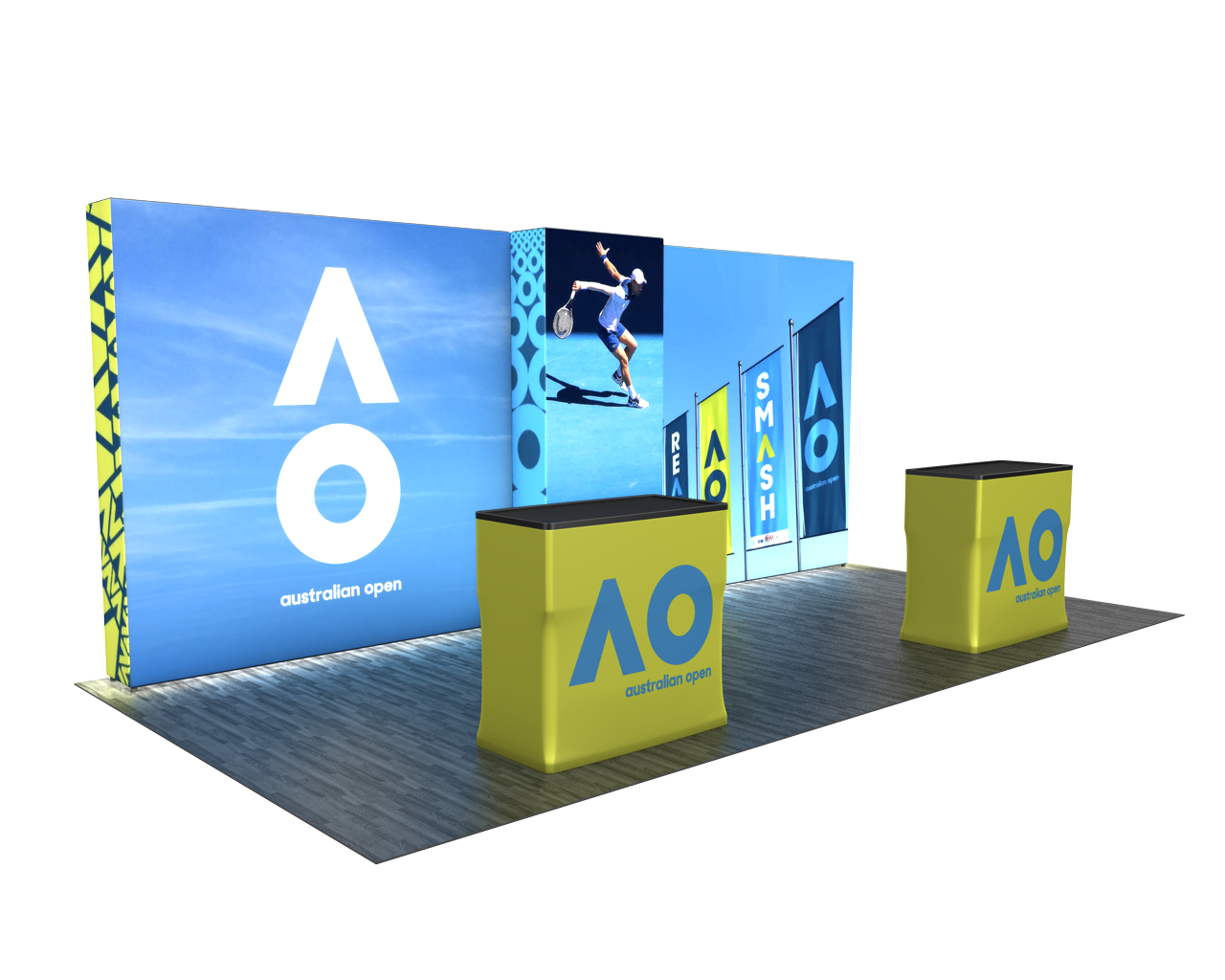 Casonara 360 Backlit Trade Show Display Kit - 20.04 | Trade Show Booth ...