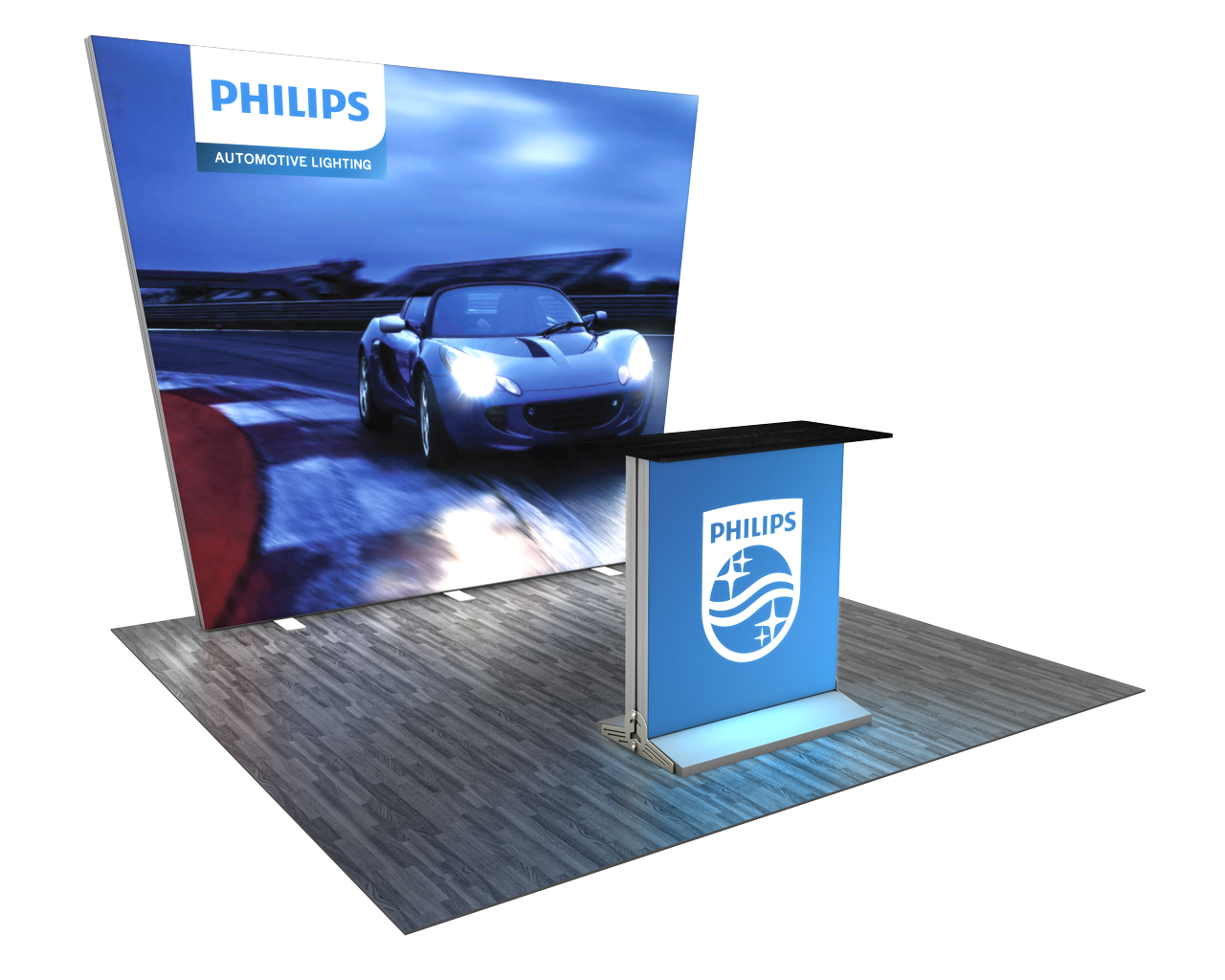 BrightLine Backlit Trade Show Display Kit - 10.02 | Exhibit Booth ...