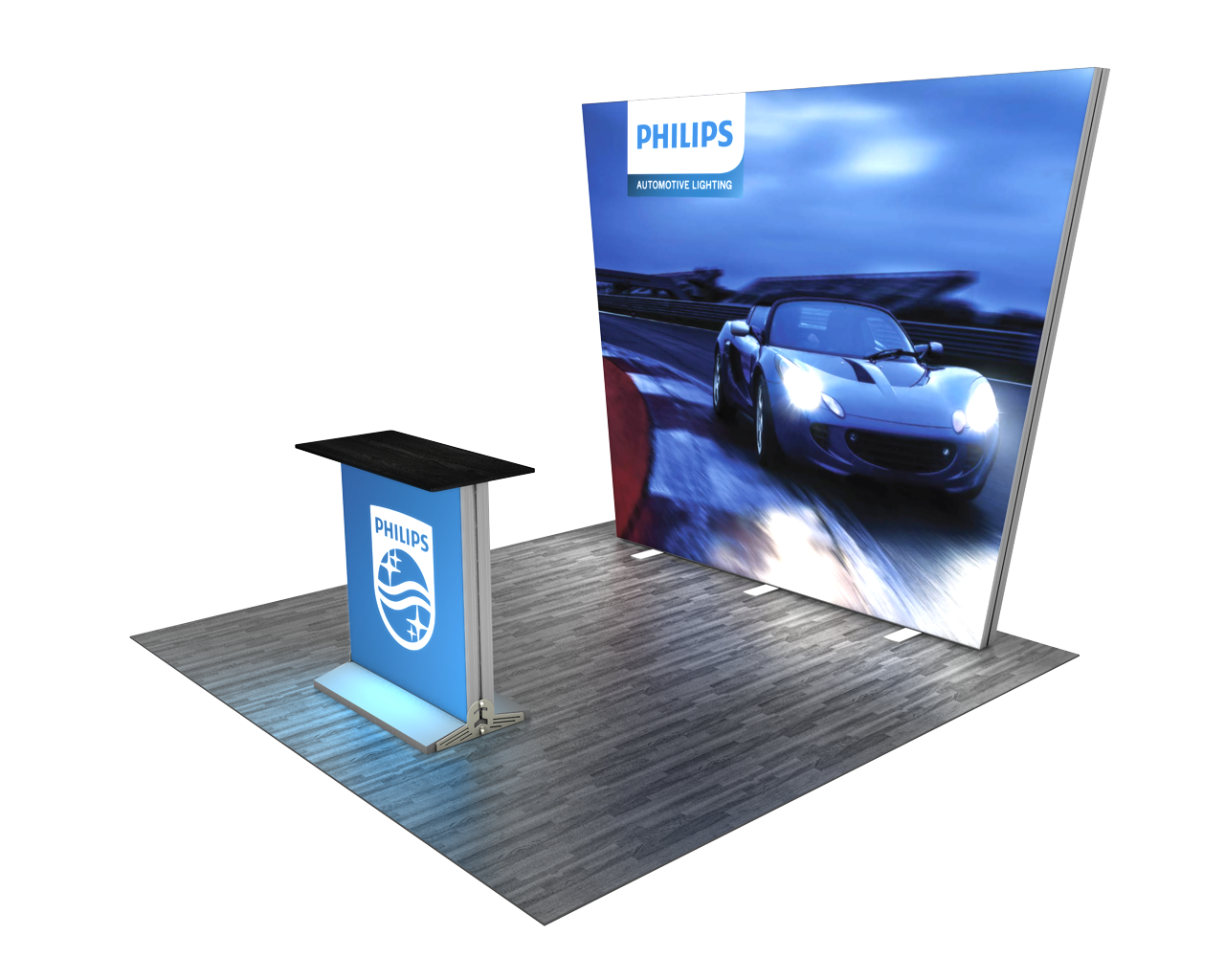 BrightLine Backlit Trade Show Display Kit - 10.02 | Exhibit Booth ...