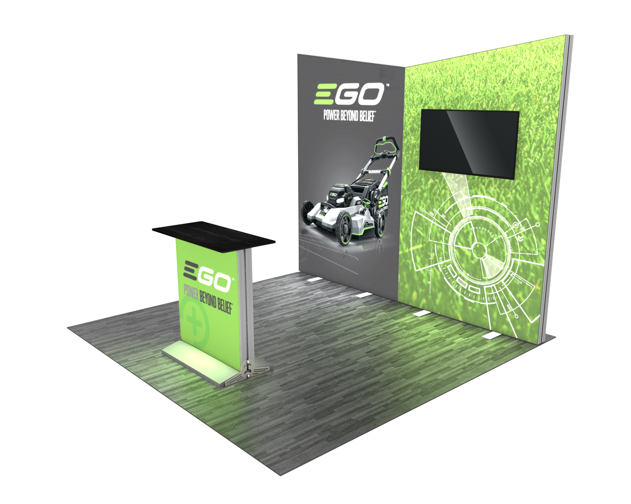 BrightLine Backlit Trade Show Display Kit - 10.04 | Exhibit Booth ...