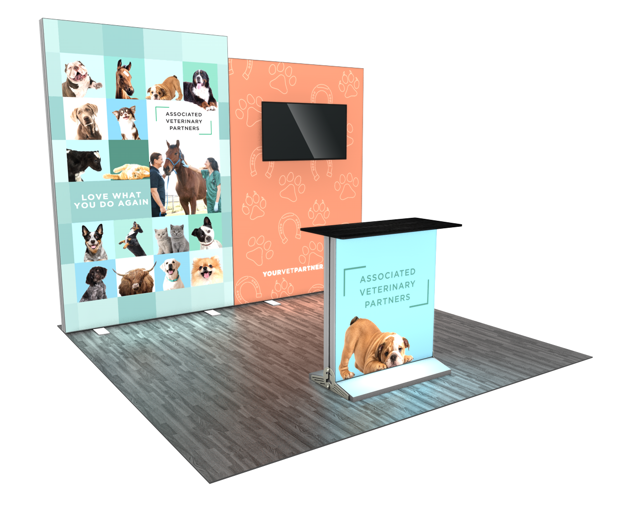 BrightLine Backlit Trade Show Display Kit - 10.05 | Exhibit Booth ...