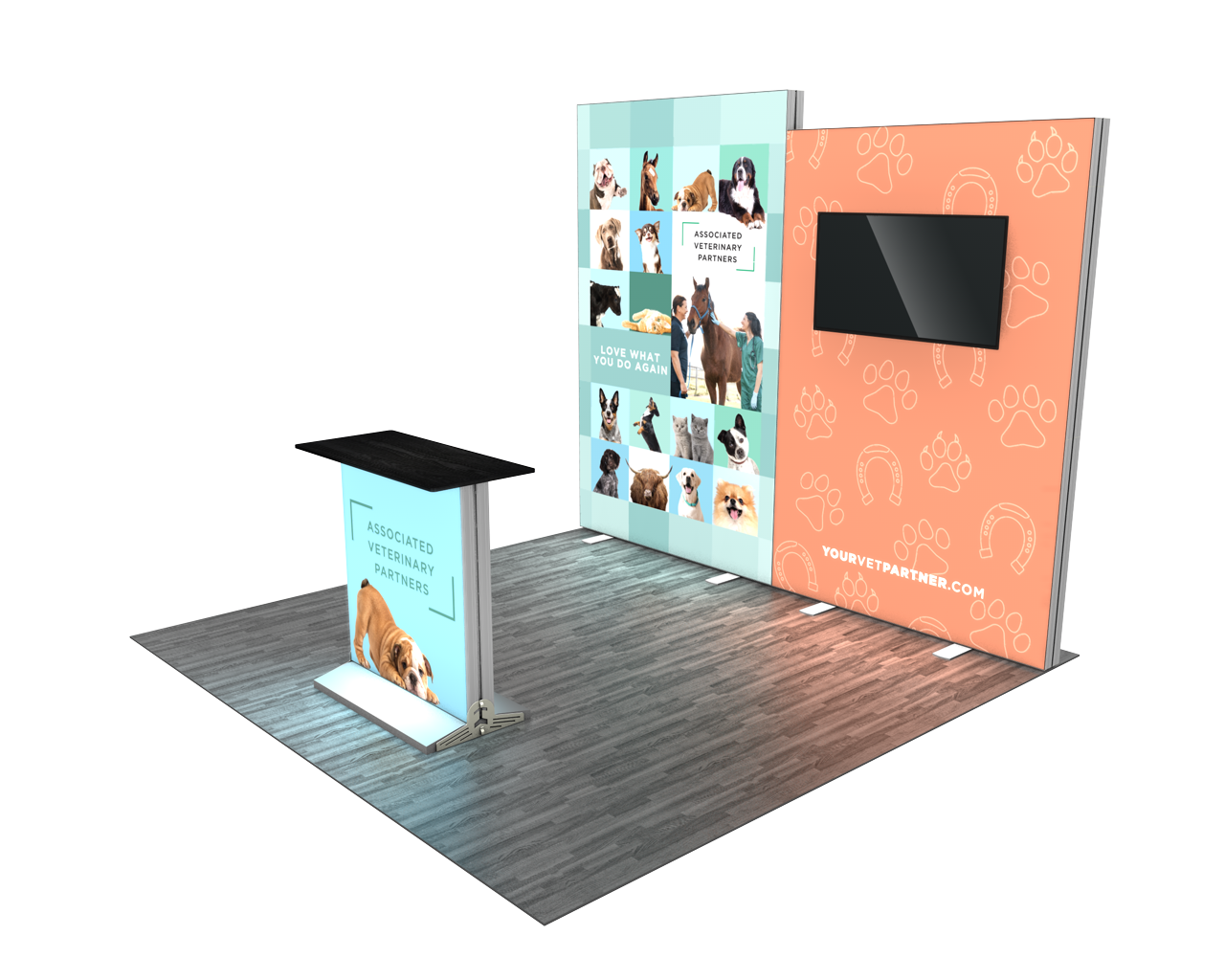 BrightLine Backlit Trade Show Display Kit - 10.05 | Exhibit Booth ...
