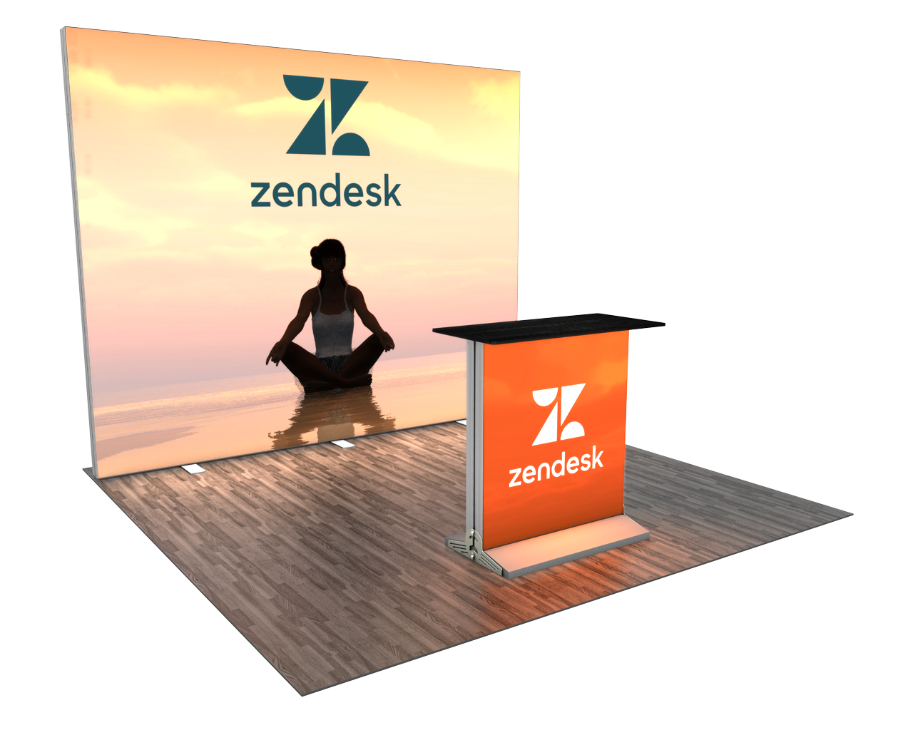 BrightLine Backlit Trade Show Display Kit - 10.06 | Exhibit Booth ...