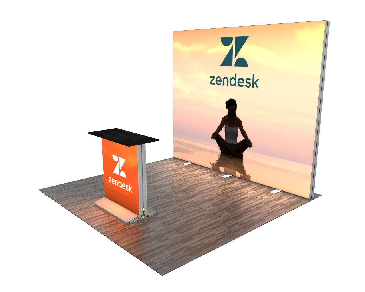 BrightLine Backlit Trade Show Display Kit - 10.06 | Exhibit Booth ...