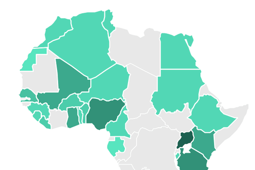 AidData-Afrobarometer partnership produces geocoded public-attitude survey data for 37 African ...