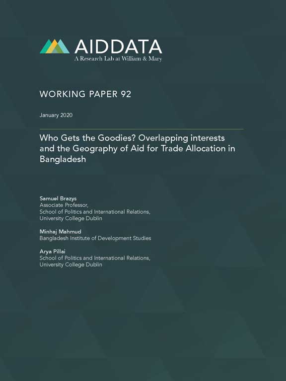 AidData | Who Gets the Goodies? Overlapping Interests and the Geography ...